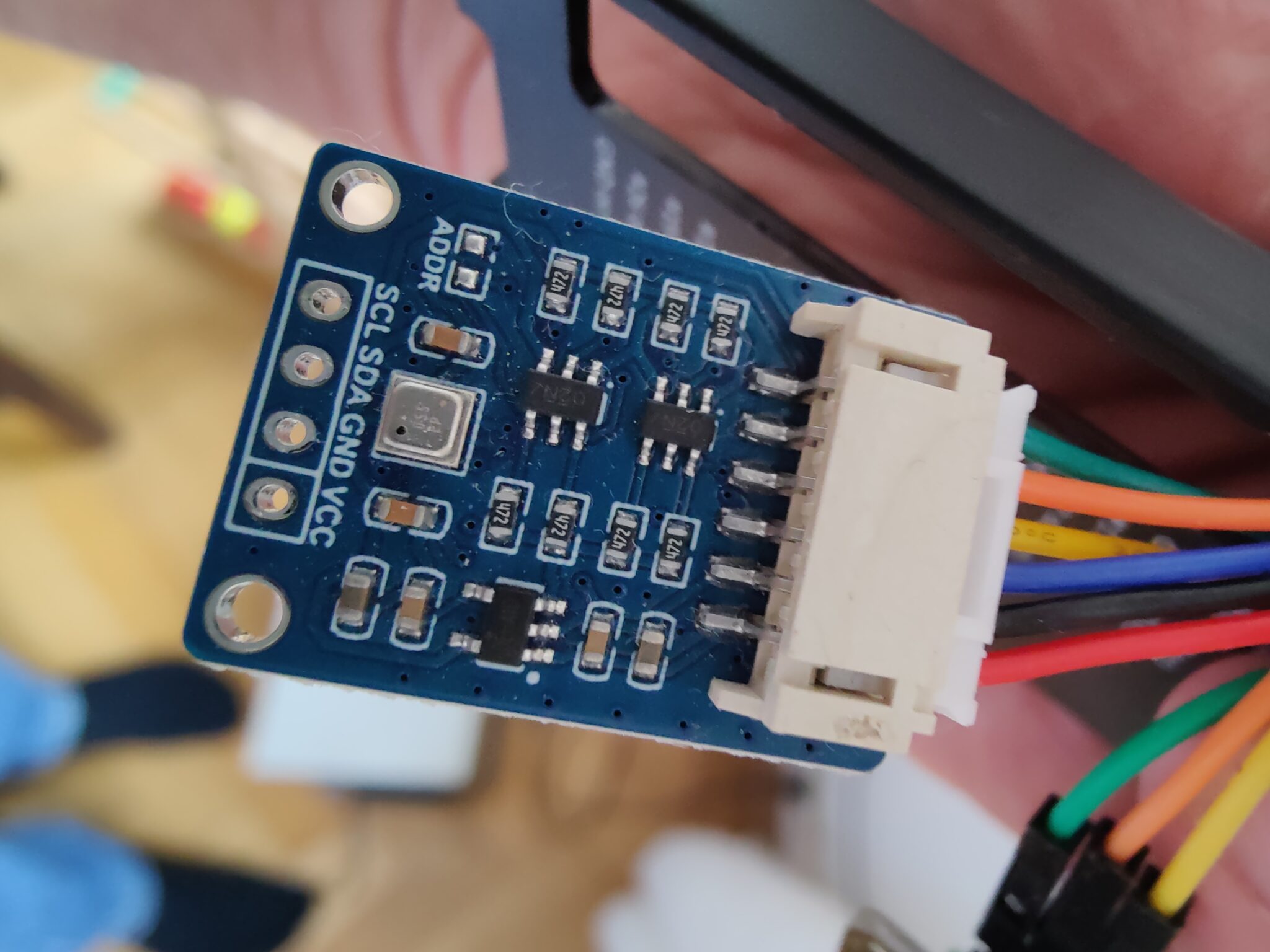 Rapsberry Zero 2W - BME68x - DS18B20 - ILI9341 TFT hardware setup - wetransco.de